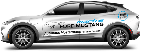 SIGNLINE Werbeservice | Mustang Mach-E | online kaufen