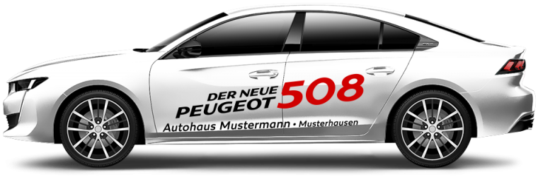 SIGNLINE Werbeservice | Peugeot 508 04 | online kaufen