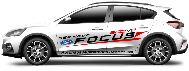 SIGNLINE Automotive Promotion | Ford Focus Active 01 | online kaufen