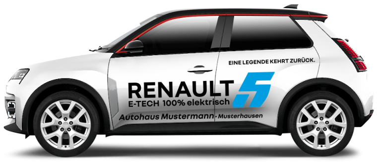 SIGNLINE Werbeservice | Renault 5 E-Tech 02 | online kaufen